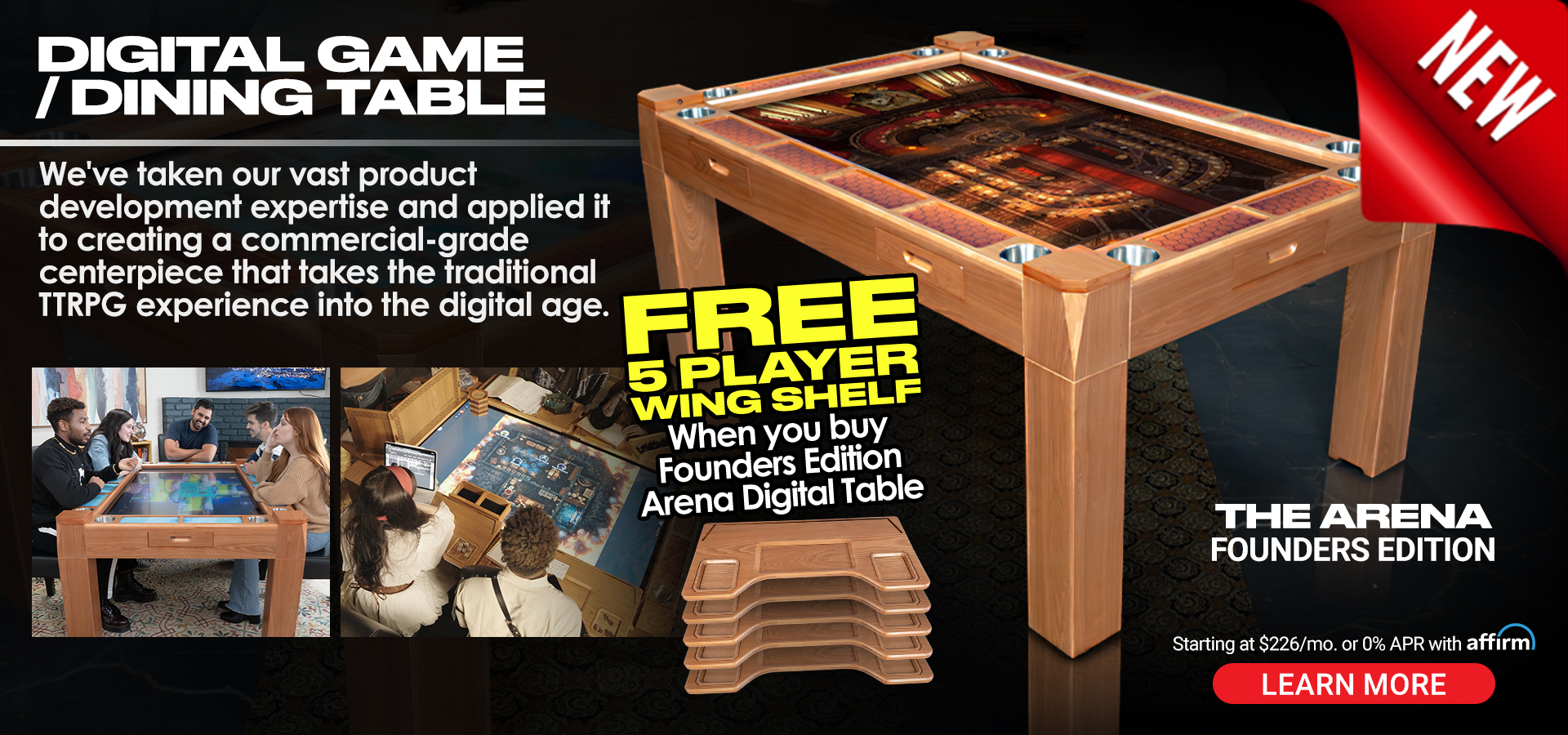 Dining Tables That Convert Into Game Tables – Game Theory Tables