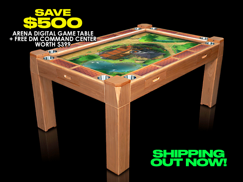 The Arena Game Table: Digital TTRPG Table
